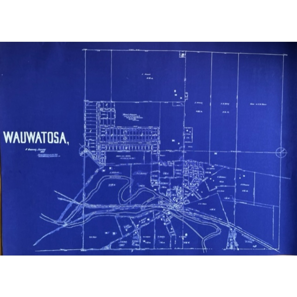 Wauwatosa 1857 Surveyor Map - Wauwatosa Historical Society